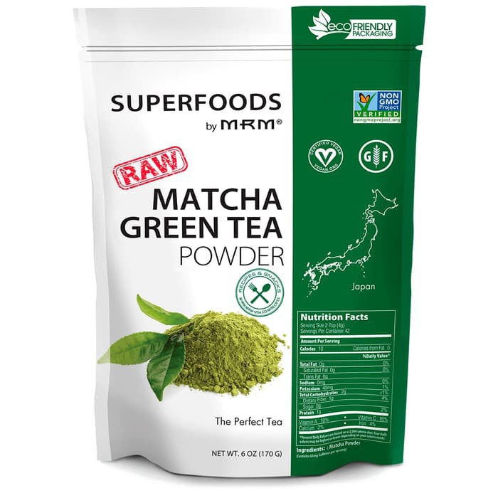 Jual MRM Raw Matcha Green Tea Powder 170g / Organic Matcha Powder ...