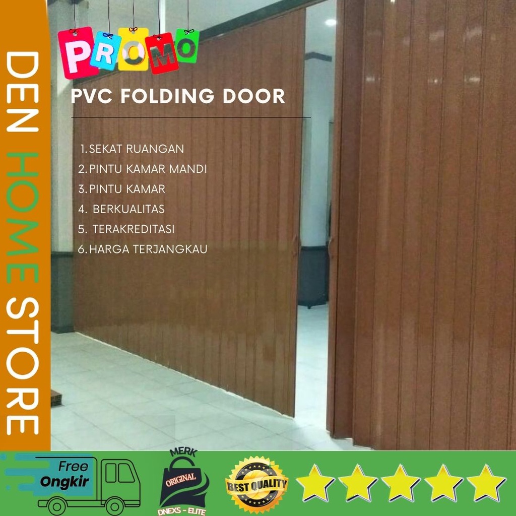 Jual Pintu - Sekat Ruangan Bahan Plastik PVC Folding Door | Shopee ...