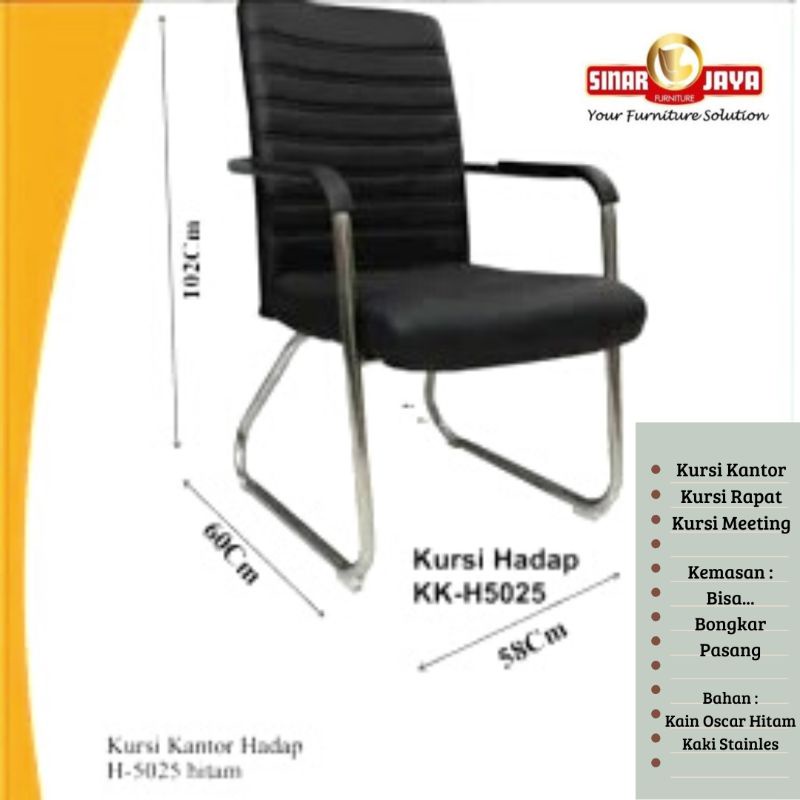 Jual Kursi Kantor - Kursi Hadap - Kursi Rapat - Kursi Meeting || 5110 ...