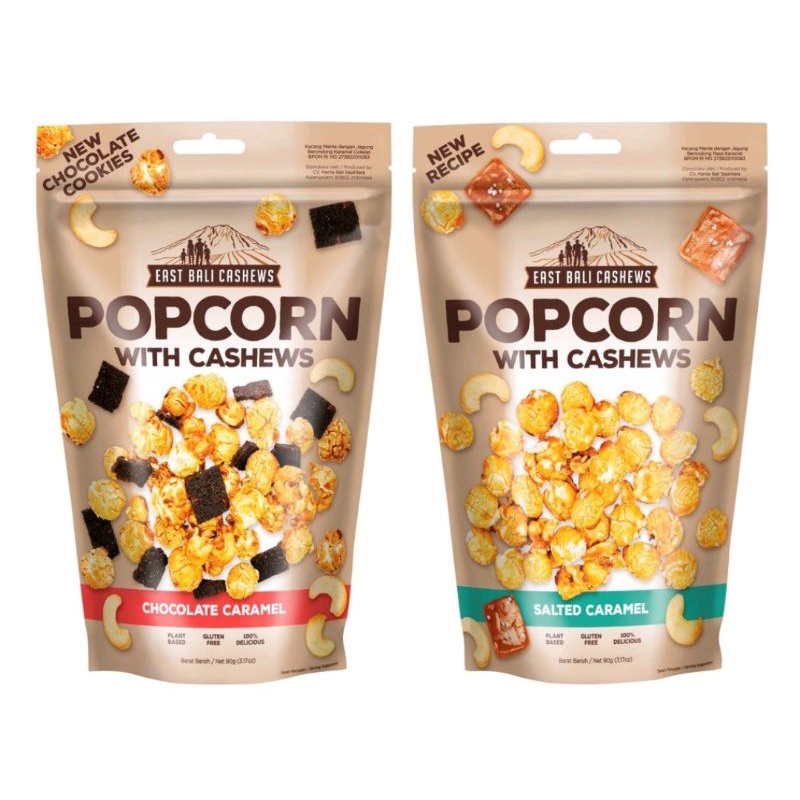 Jual Popcorn with Cashew 90g Bebas MSG dan pengawet | Shopee Indonesia