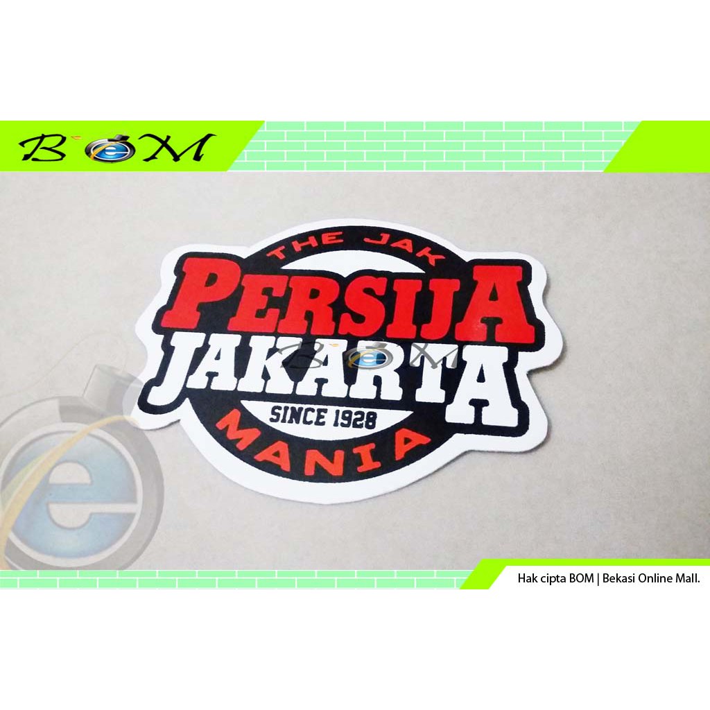 Jual stiker sticker gambar motor mobil persija jakarta the jak mania ...
