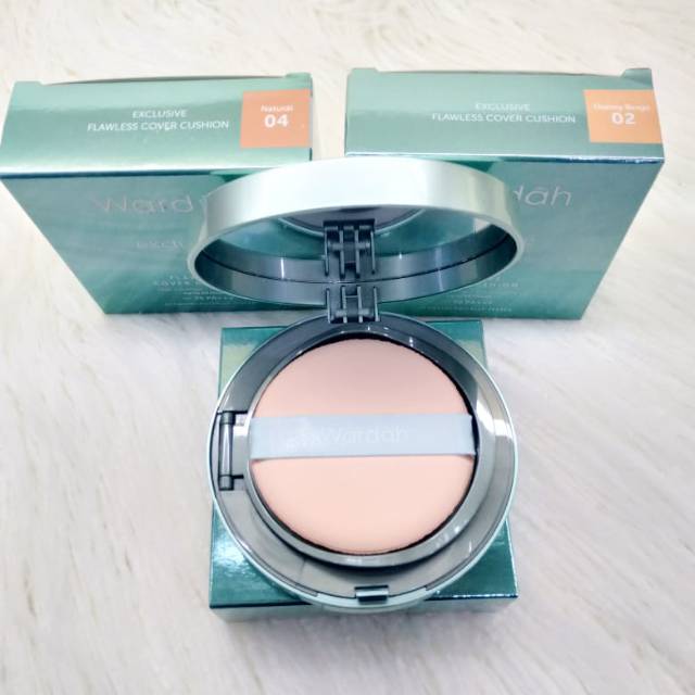 Jual WARDAH EXCLUSIVE CHUSION | FLAWLESS COVER CHUSION | Shopee Indonesia