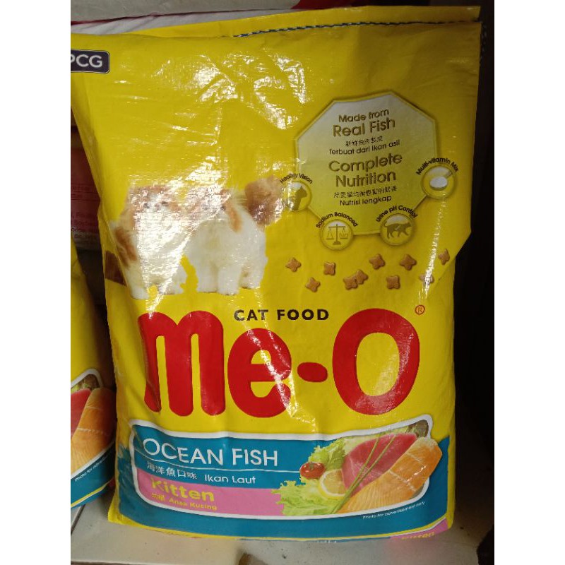 Jual Me-O cat food for Kitten varian ocean fish (Repacking 1/2kg, 1kg) | Shopee Indonesia
