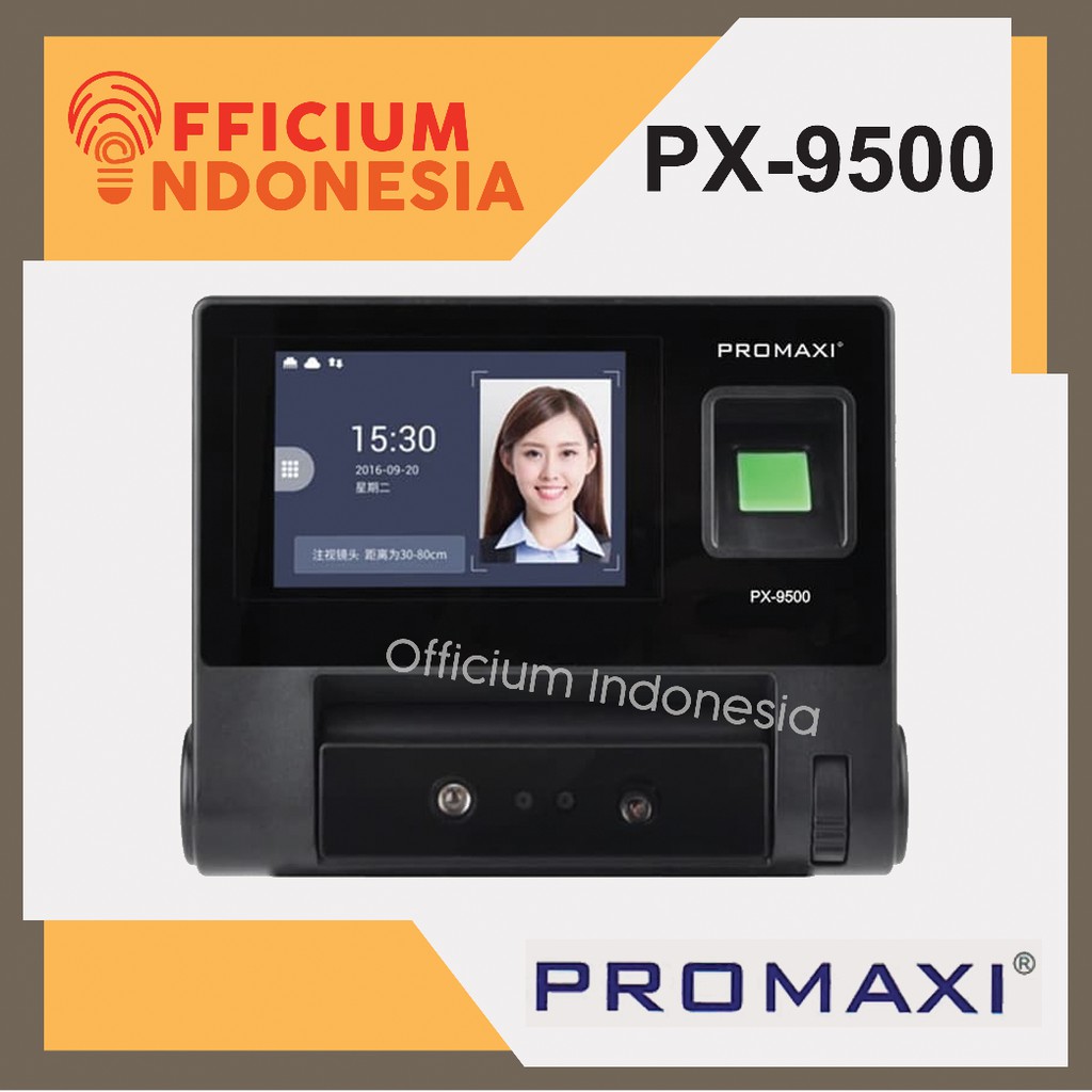 Jual Promaxi PX9500 PX-9500 Multi Biometric Attendance System Mesin ...