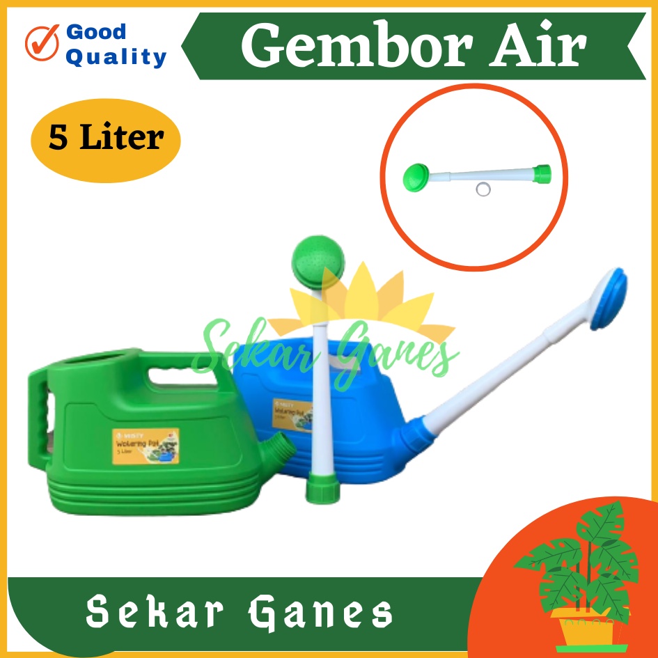 Jual Gembor Air Ember Siraman Tanaman MISTY 5 Liter Pot Penyiram Kokoh ...