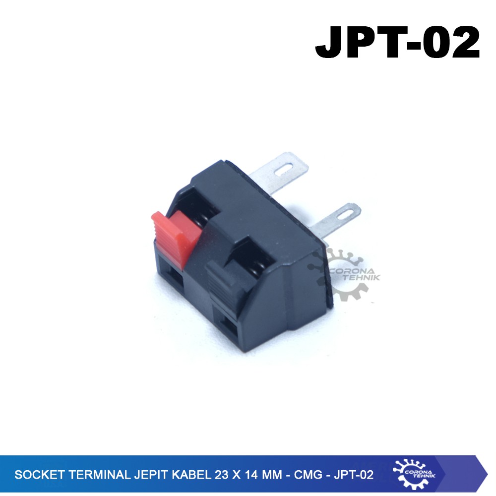 Jual JPT-02 - Socket Terminal Jepit Kabel 23 x 14 mm - CMG | Shopee ...