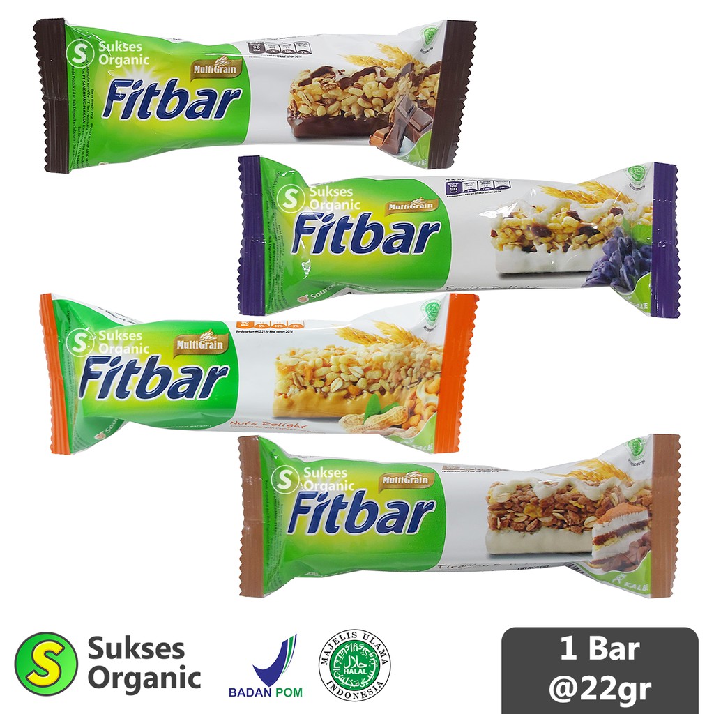 Jual Fitbar Multigrain 22gr Varian Nuts Fruits Choco Tiramisu | Shopee ...