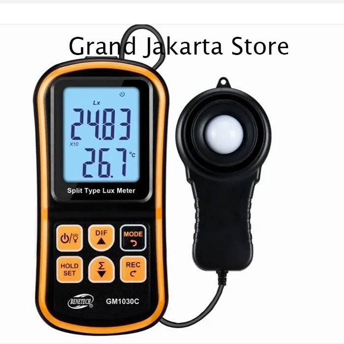 Jual Lux Meter GM1030C Benetech Data Logger Light Luxmeter Tester GM ...
