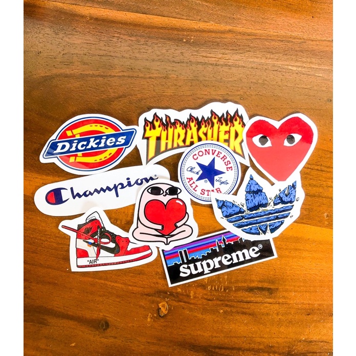 Jual sticker pack brand logo series lucu handphone laptop tumbler ...