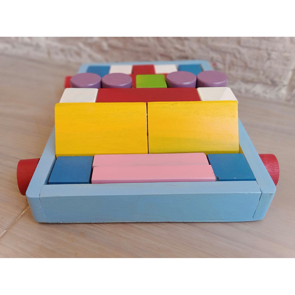 Jual Balok mobil mainan transportasi bentuk balok | Shopee Indonesia