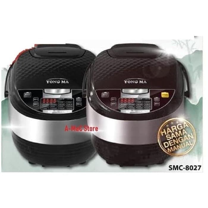 Jual Yong Ma SMC-8027 Digital Rice Cooker SMC 8027 SMC8027 - Cokelat ...
