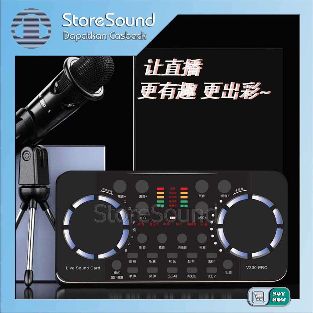 Jual Soundcard Sound card USB External Live Microphone Bluetooth Pro 12 ...