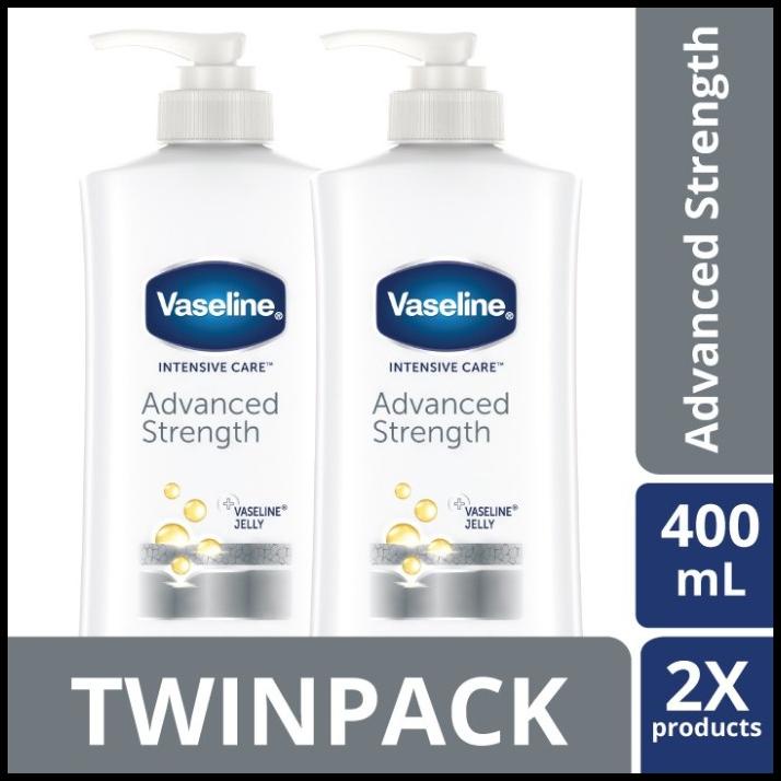 Jual Vaseline Lotion Intensive Care Advanced Strength 400ml Isi 2 ...