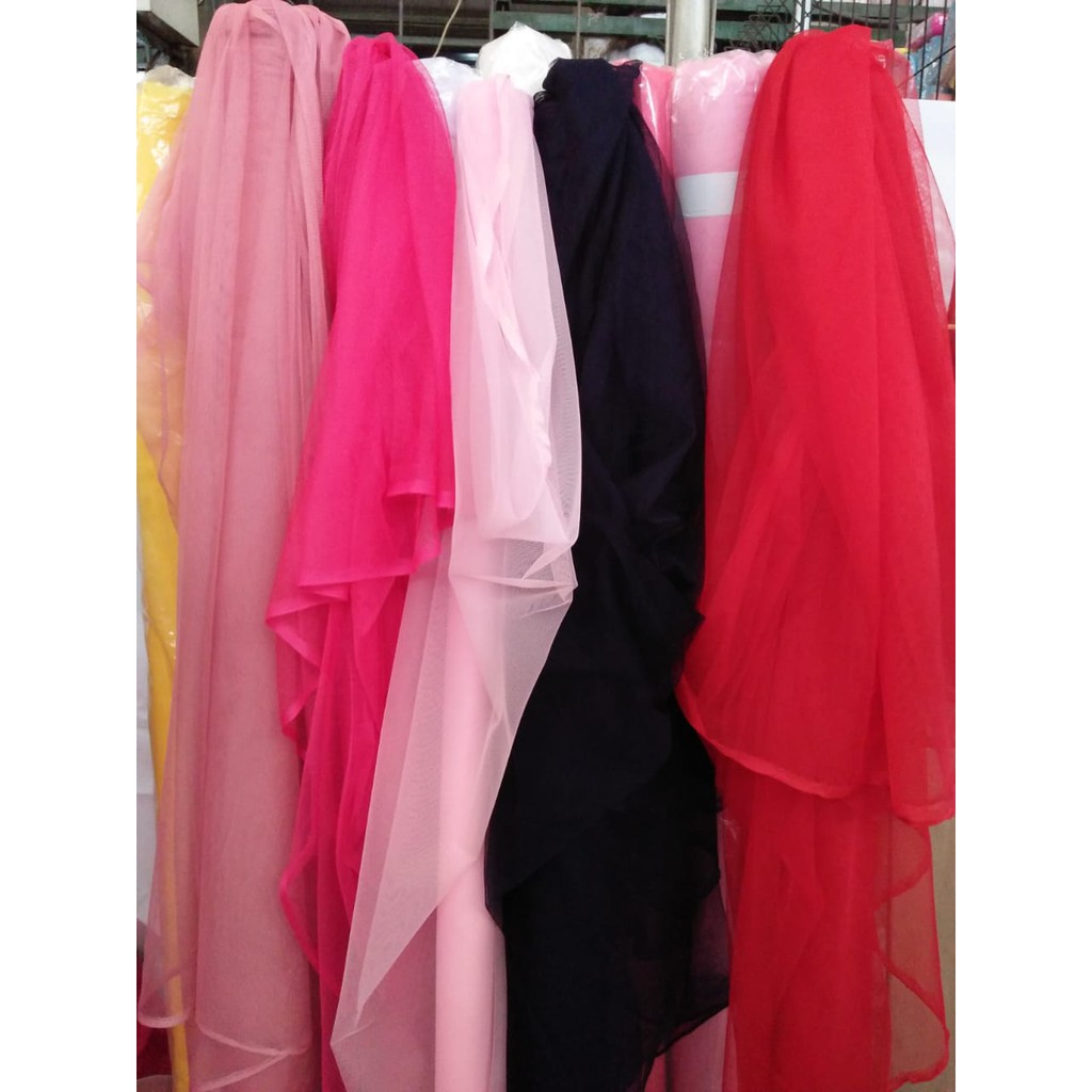 Jual Kain tulle halus / tule / tula / tile soft / lembut / Untuk Dress ...