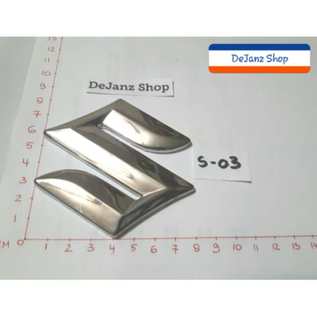 Jual Emblem - Tulisan - Sticker - Tempelan - Logo S . Suzuki APV Belakang. chrome. | Shopee ...