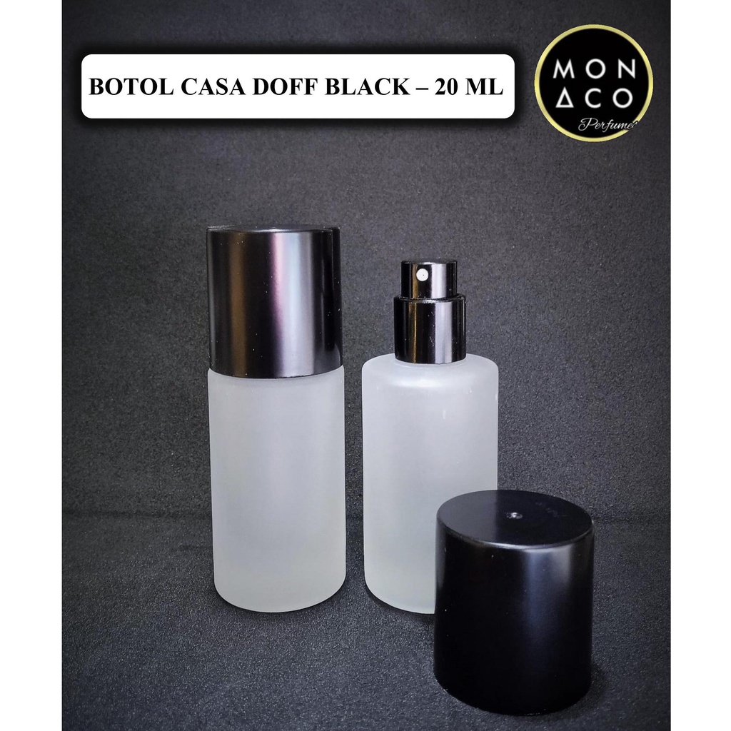 Jual BOTOL CASA DOFF BLACK 20 ML ( DRAT / ULIR ) | Shopee Indonesia