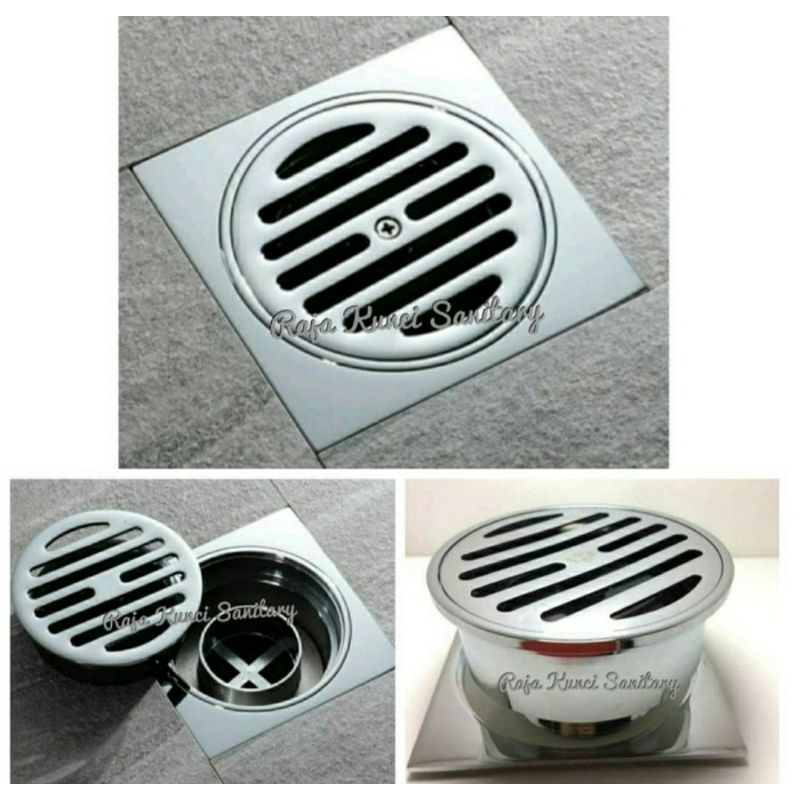 Jual Floor Drain Model TOTO Kuningan Tebal/Saringan Got Kamar Mandi | Shopee Indonesia