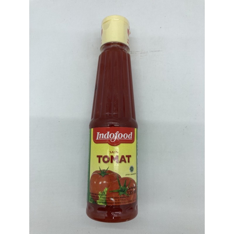 Jual Indofood SAUS TOMAT 135ml BOTOL BARCODE 1089686401721 | Shopee ...