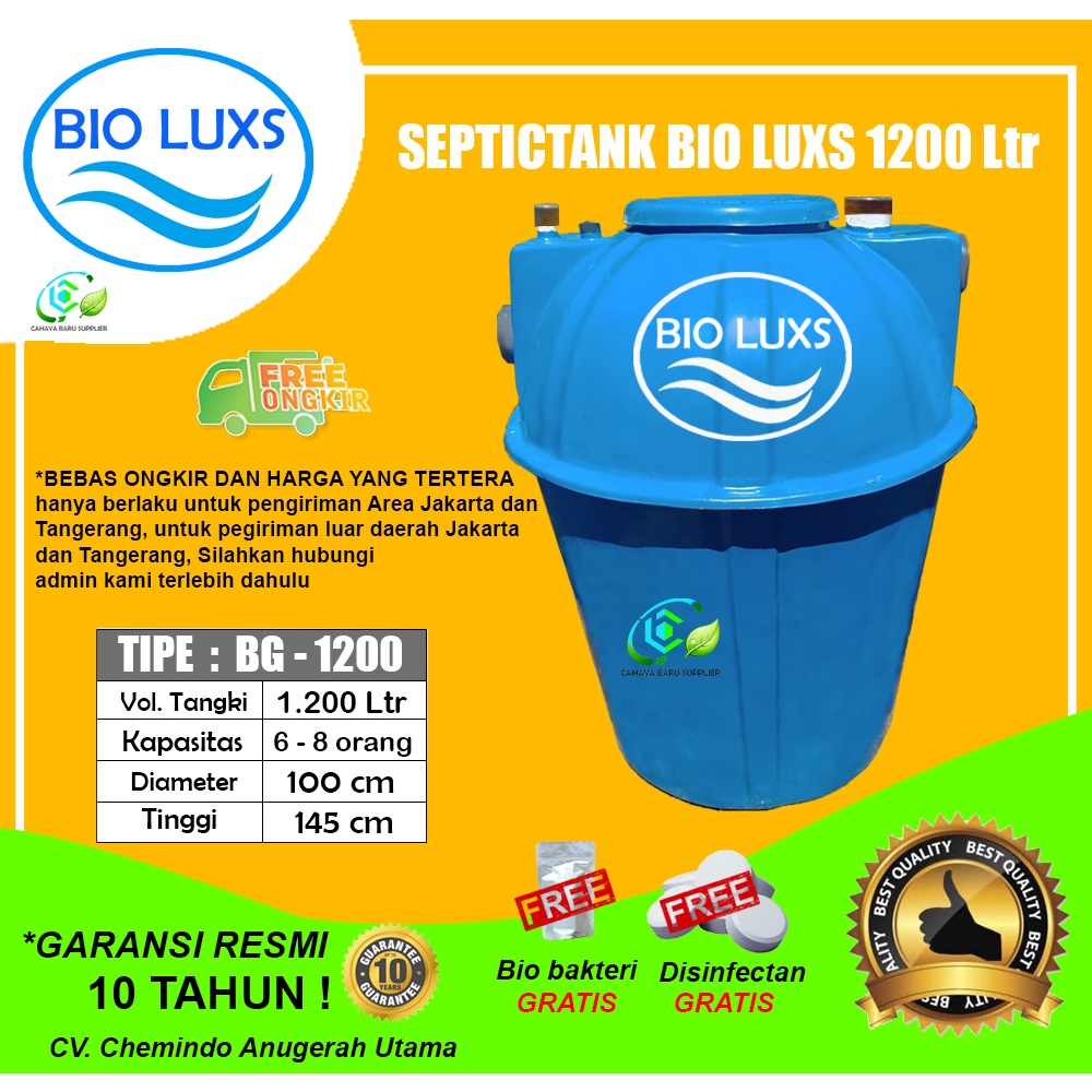 Jual Septic Tank Bio, Biotech, Biofil, BioTank, Septic Tank Bio 1200 ...
