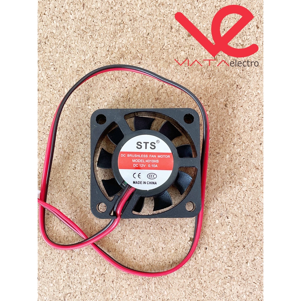Jual FAN DC 12V 4cm BRUSHLESS FAN KIPAS DC 4x4cm TEBAL COOLING EXHAUST ...