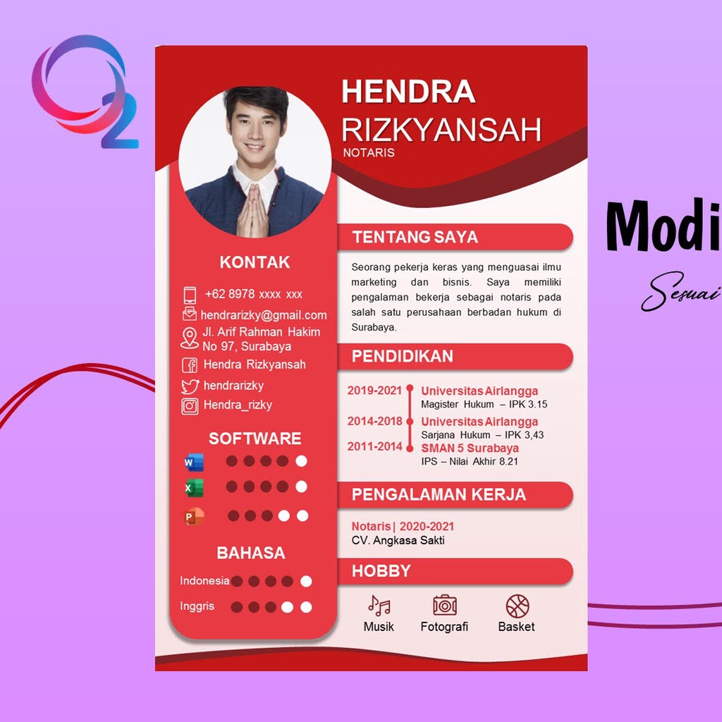 Jual CV (curriculum vitae) | Shopee Indonesia