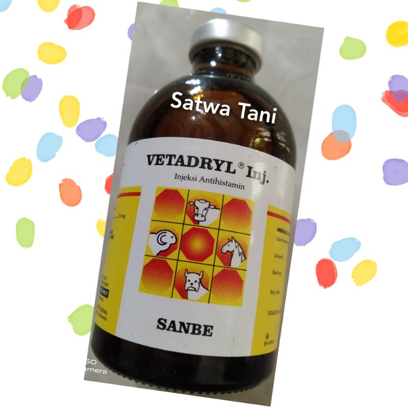 Jual Vetadryl 50 ml (antihistamin konsentrasi tinggi) | Shopee Indonesia