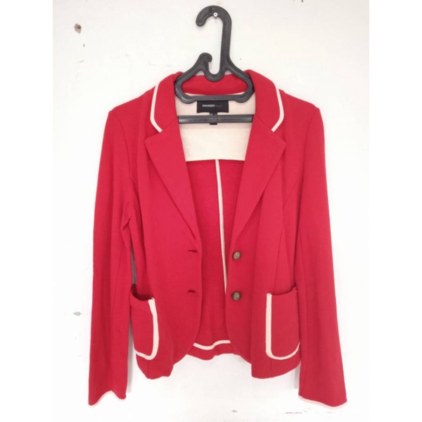 Jual BOOKED MANGO RED BLAZER (BACA DESC) | Shopee Indonesia