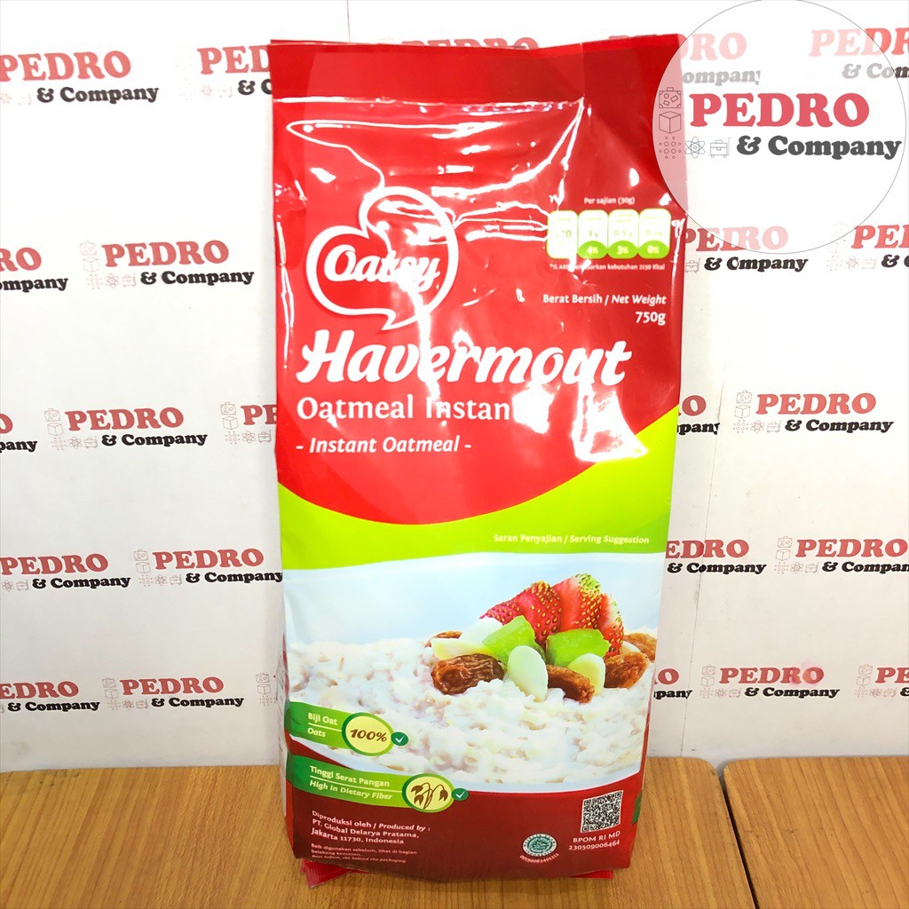 Jual Oatsy havermout instant oatmeal 750 gram - biji diet oat, tinggi ...