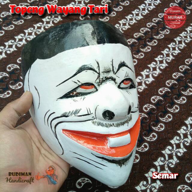 Jual Topeng Wayang Tari Klana Karakter Semar | Shopee Indonesia