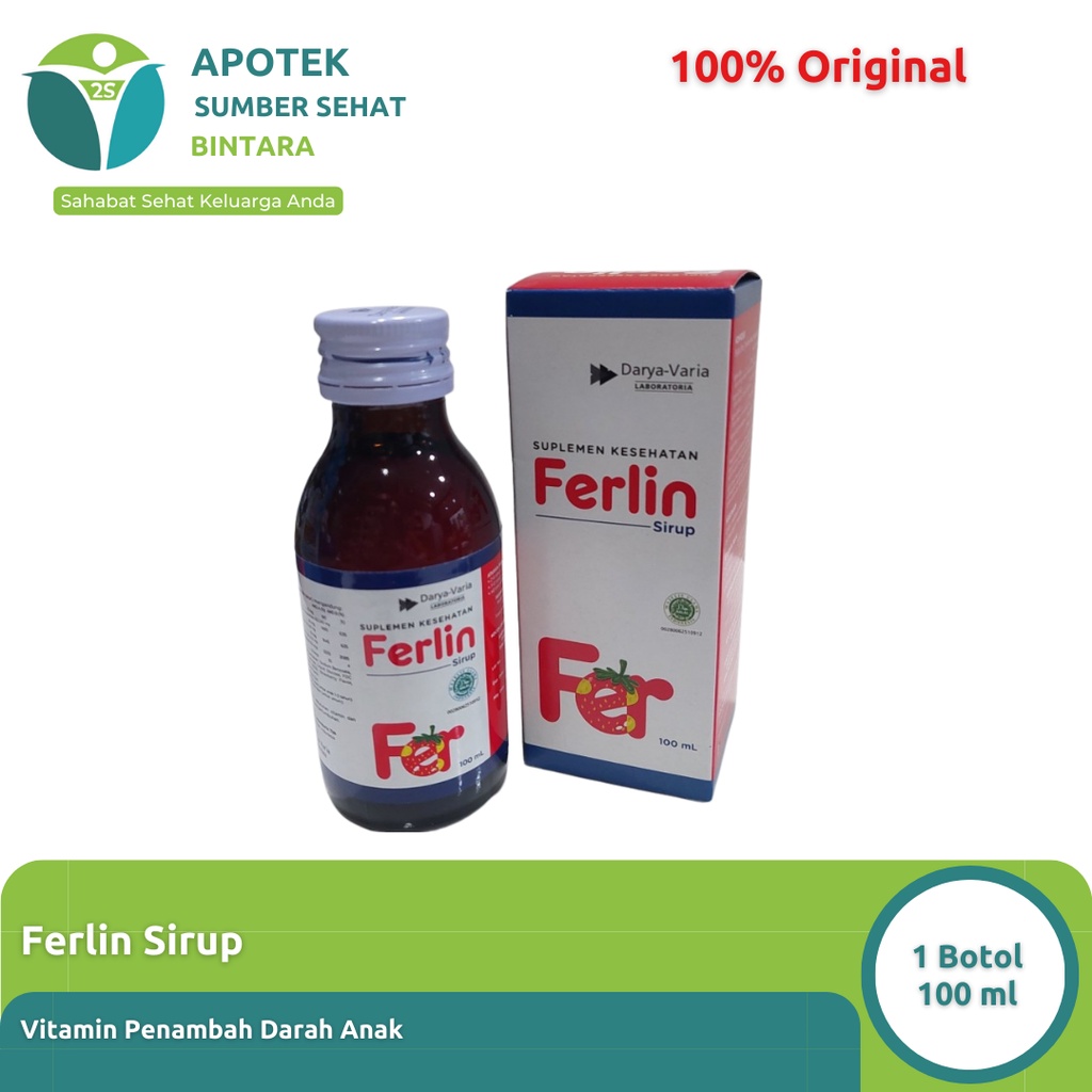 Jual Ferlin Drop/Sirup Vitamin Penambah Darah Anak | Shopee Indonesia