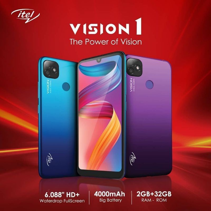 Jual HP ITEL VISION 1 (2GB+32GB) - GARANSI RESMI | Shopee Indonesia