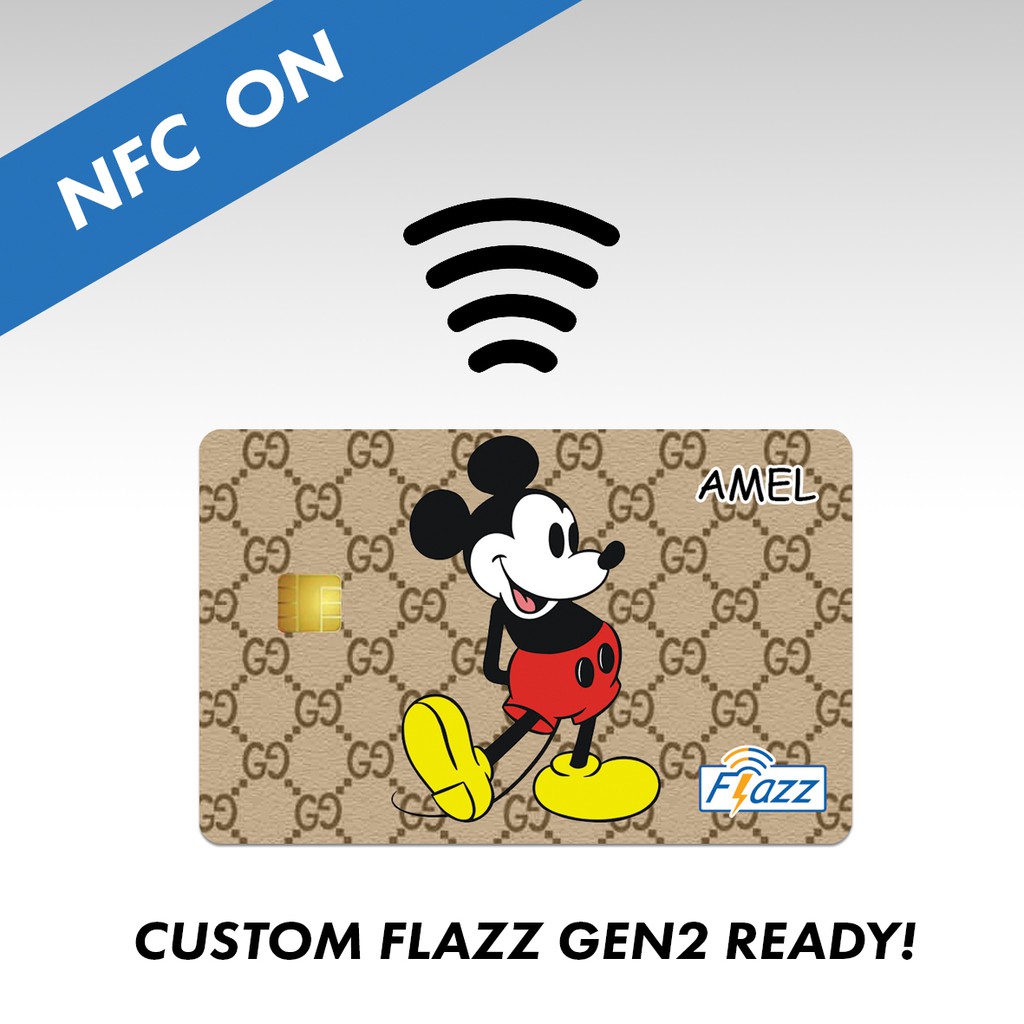 Jual Custom FLAZZ BCA GEN 2 Bisa NFC Cetak 1 / 2 Muka / Bolak Balik ...