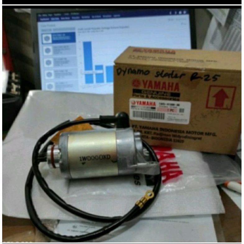 Jual STARTER MOTOR ASSY DINAMO STATER R25 R 25 MT 25 MT25 ORIGINAL ...