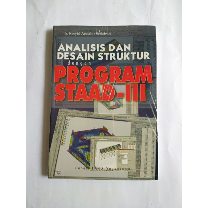 Jual Buku analisis dan desain struktur dengan program staad III ...