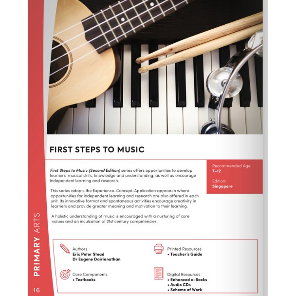 Jual First Steps To Music 2nd Edition Primary 1 - 6 Textbook ( 2nd ...