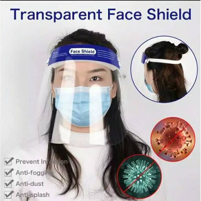 Jual Face Shield APD Alat Pelindung Diri Pelindung Wajah | Shopee Indonesia
