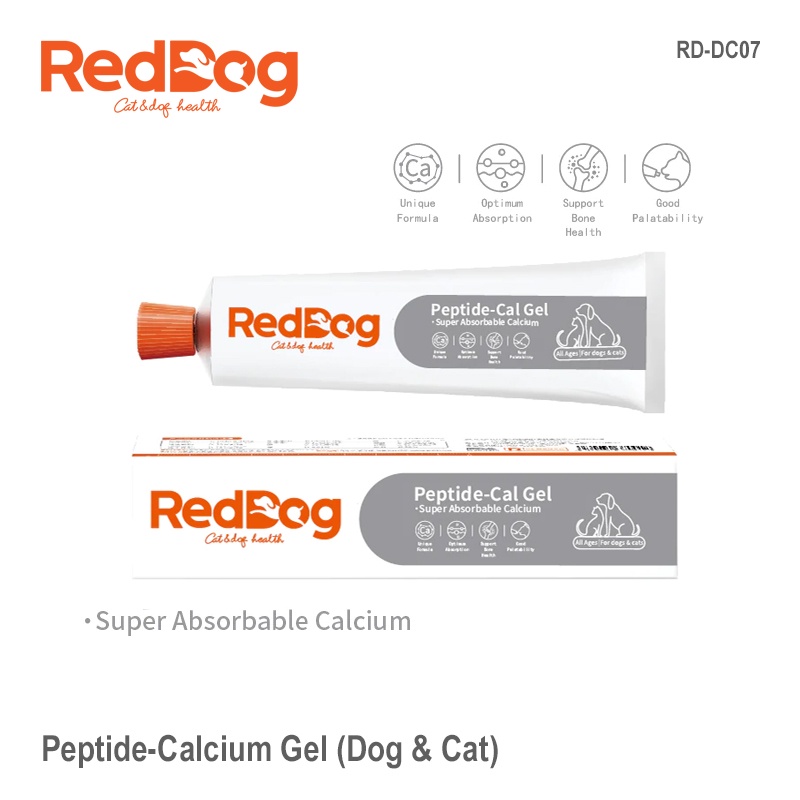 Jual Reddog Vitamin Anjing Kucing - Peptide Cal Gel RD-DC07 (Dog & Cat) | Shopee Indonesia