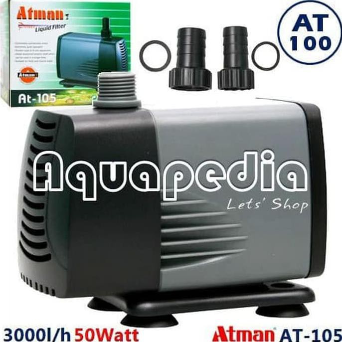 Jual ATMAN AT-105 Pompa Air Aquarium Submersible Water Pump. | Shopee ...