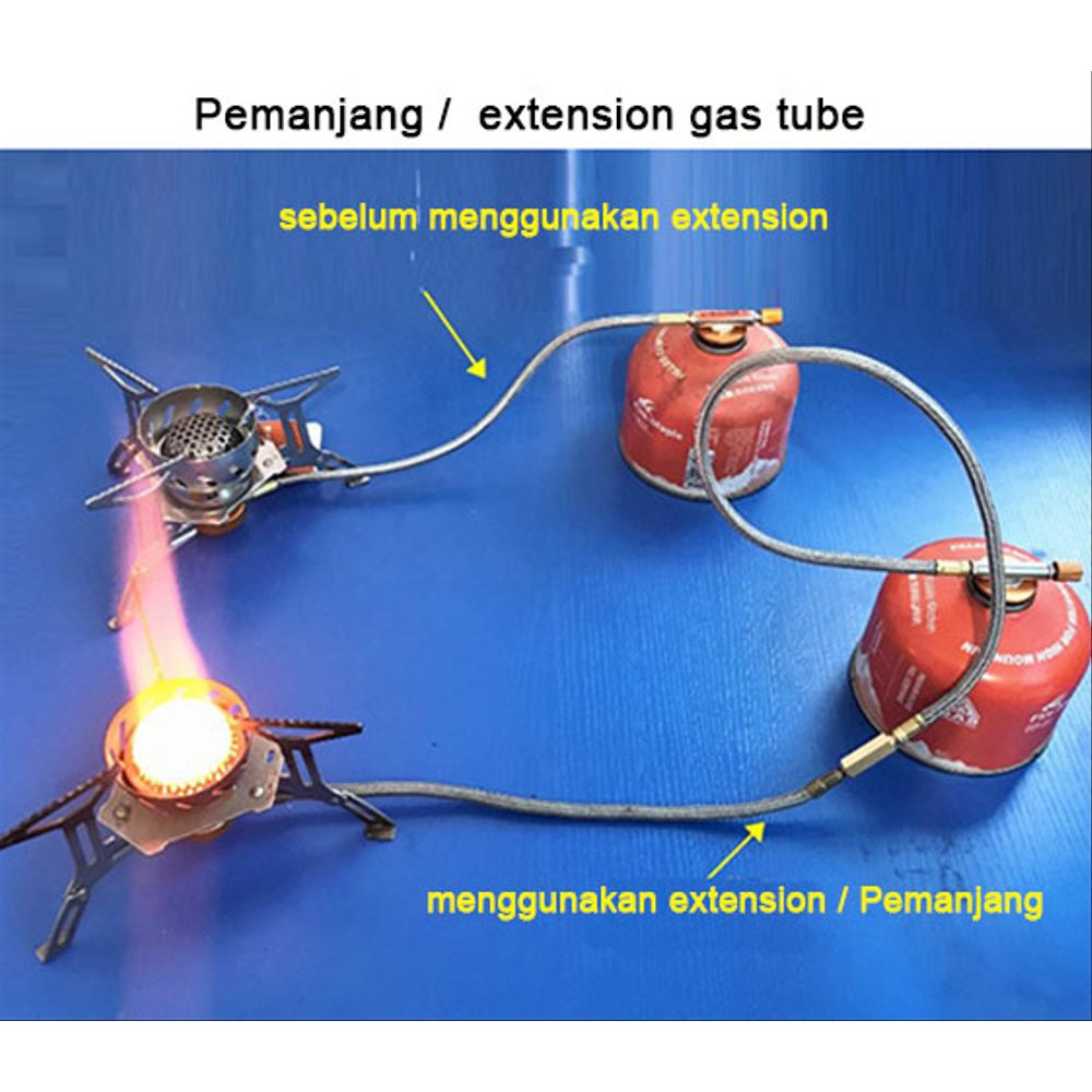 Jual Konektor Pemanjang Selang Extension Tube Kompor Gas Portable ...
