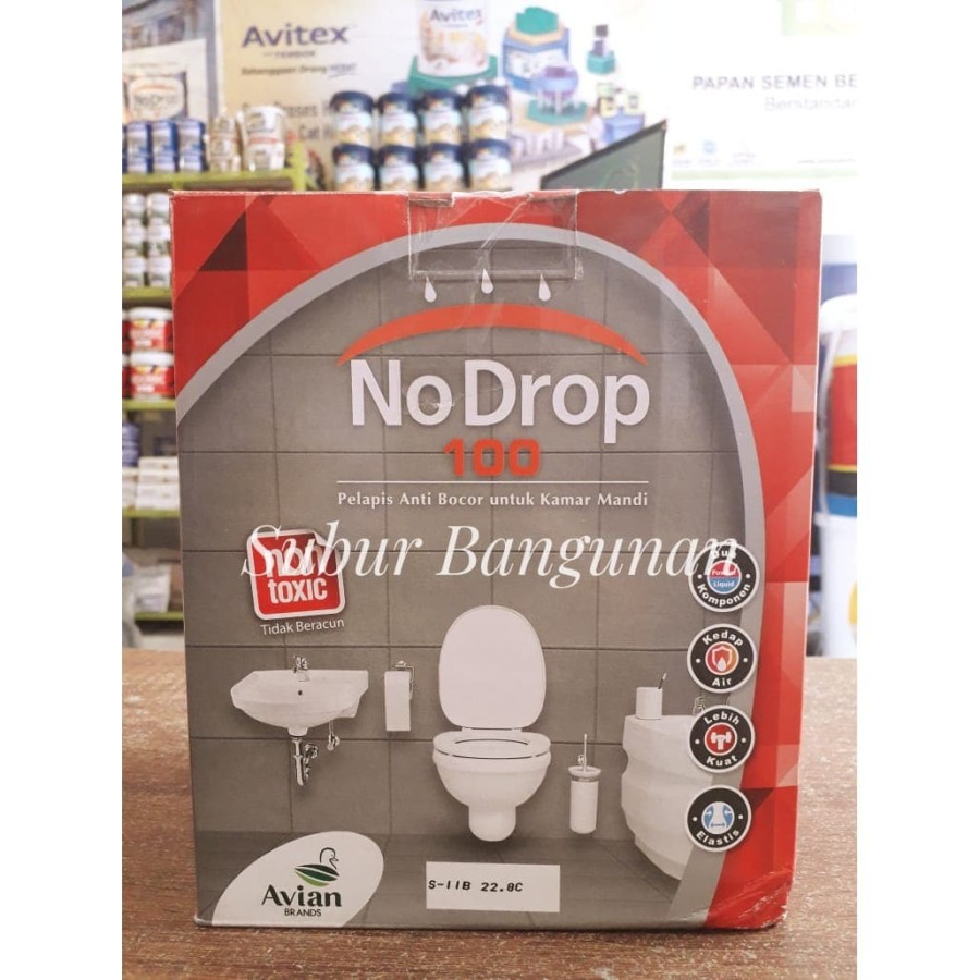 Jual NO DROP 100 Semen Pelapis Anti Bocor 2 Komponen 2,5 KG Set ...