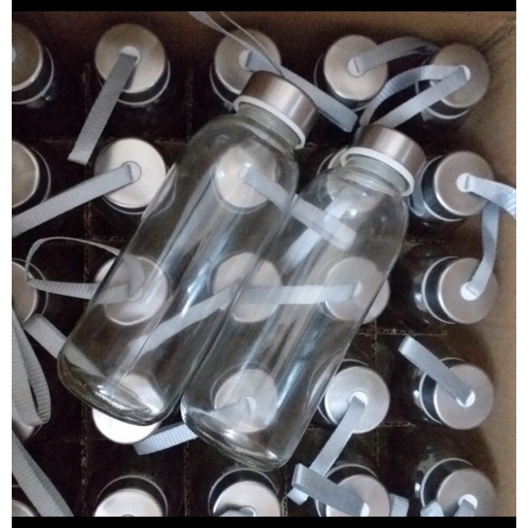 Jual Botol kaca BENING 420 ml botol kaca tumblr tumbler botol minum ...