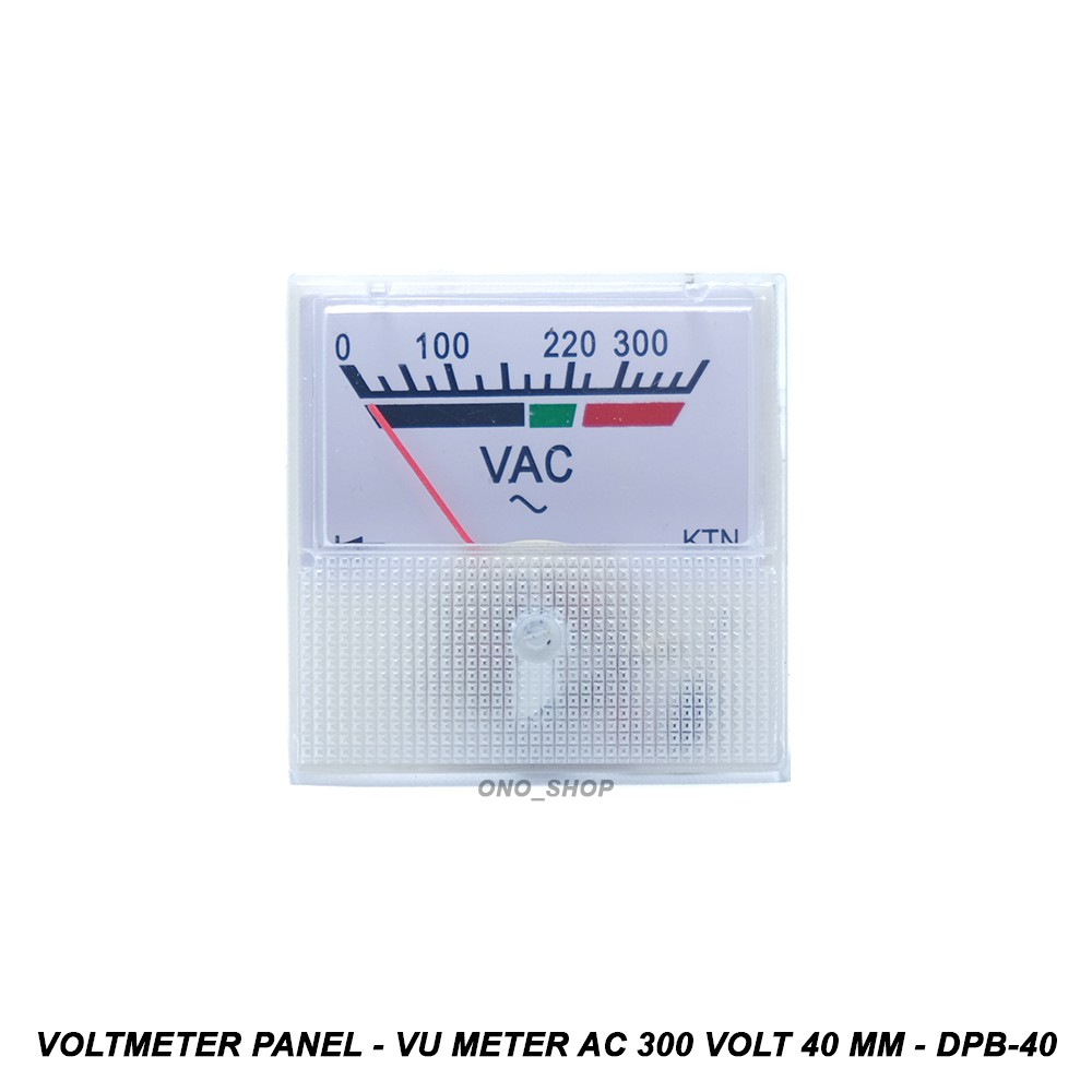 Jual Voltmeter Panel - VU Meter AC 300 Volt 40 mm - DPB-40 | Shopee ...