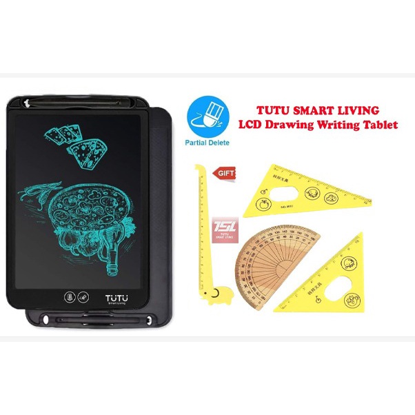 Jual TUTU Partial Delete/Erase LCD Writing Tablet Menulis Mainan Anak ...