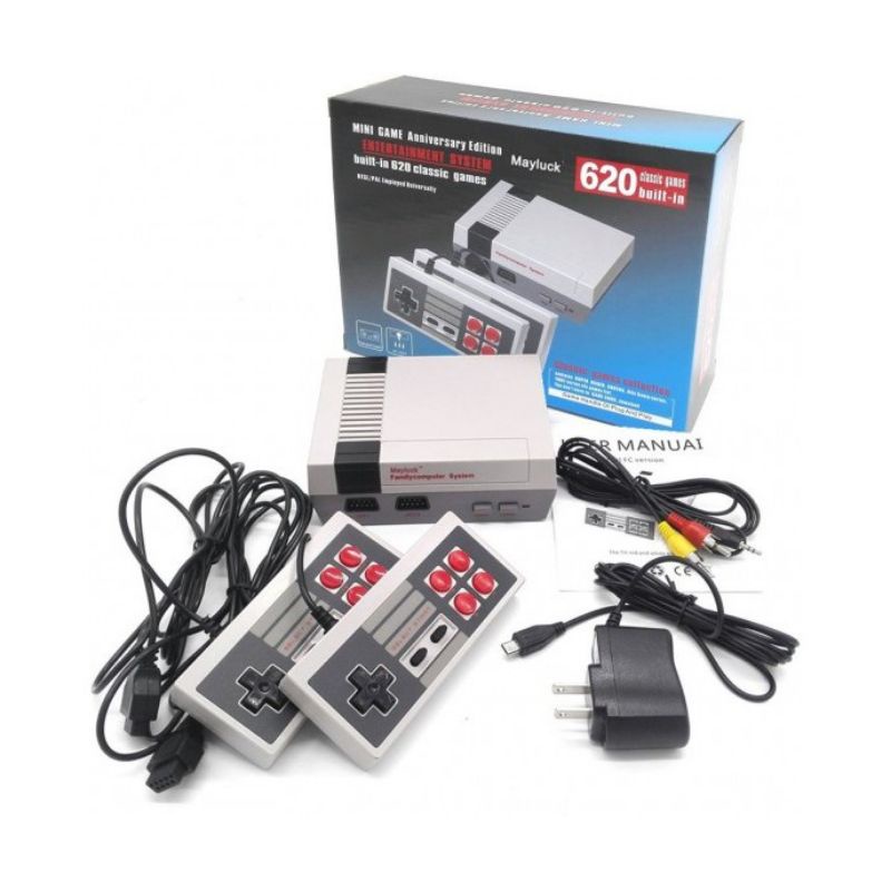 Jual Nintendo NES Clone 620 Game Retro Mini Game Built in 620 Classic Games | Shopee Indonesia