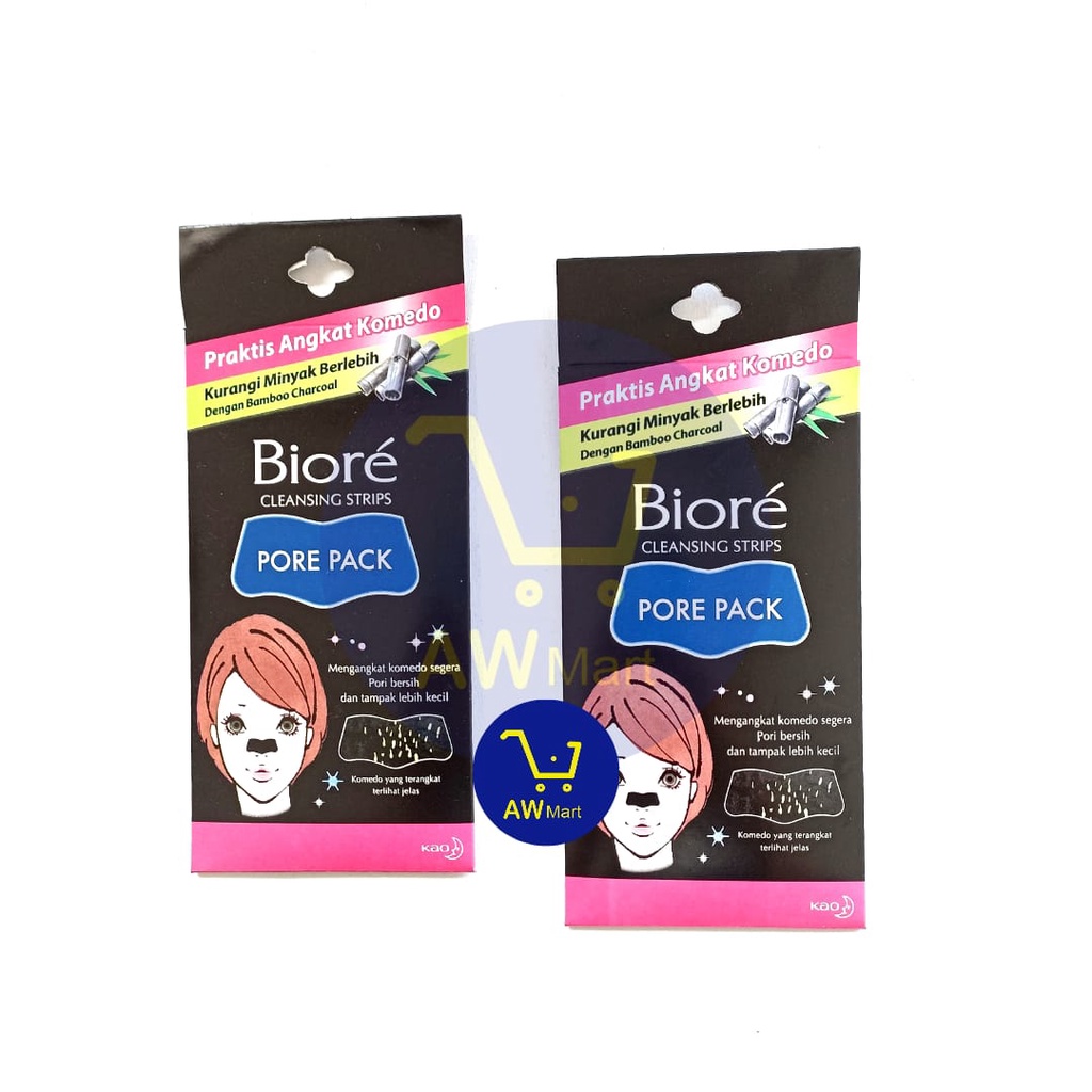 Jual BIORE PORE PACK ISI 4 LEMBAR - CLEANSING STRIPS | Shopee Indonesia