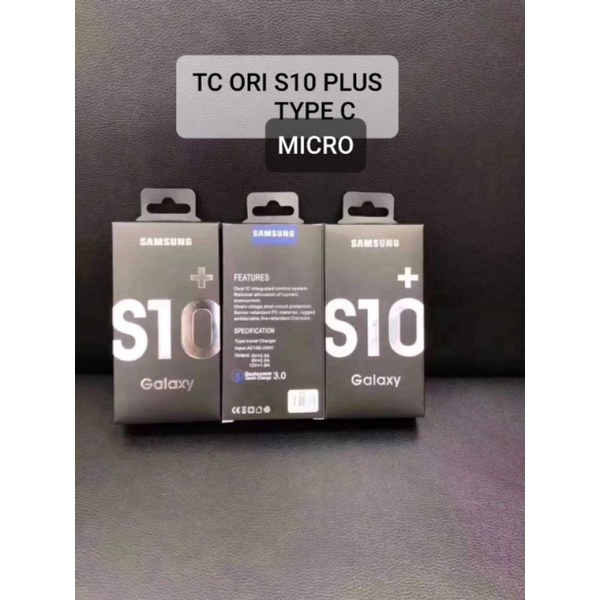 Jual CHARGER SAMSUNG ORIGINAL S10+ SUPPORT FAST CHARGING 100% | Shopee Indonesia