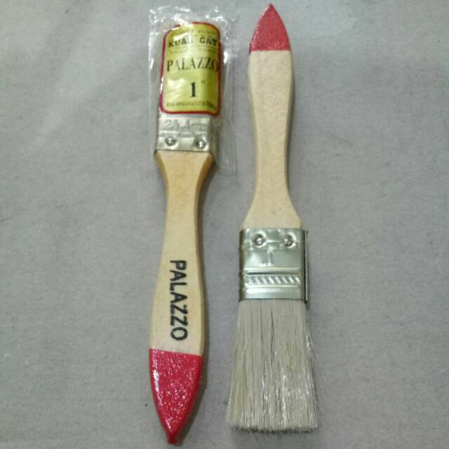 Jual Eceran Kuas cat kecil 1 inch kuas tangan kuas 1" kuas cat 1in cat ...