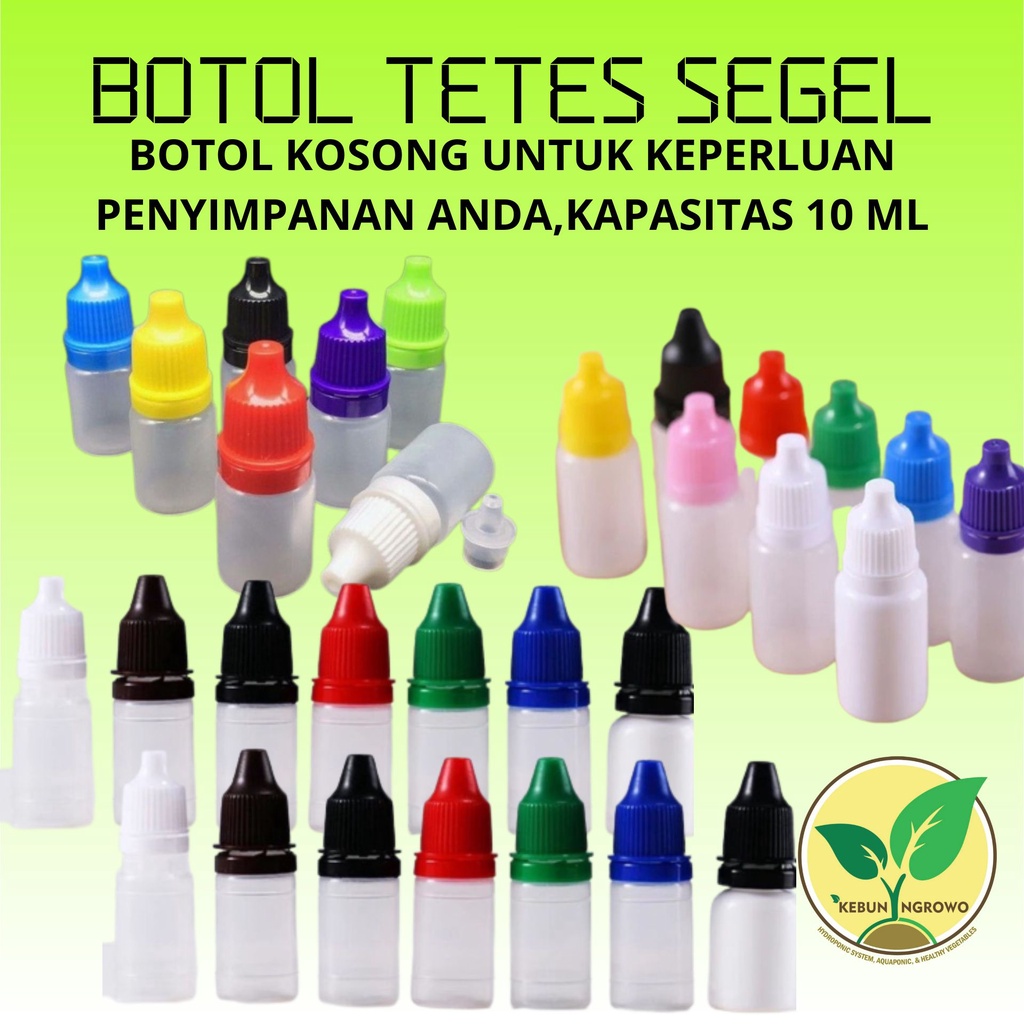 Jual Botol Tetes Segel Kosong Ukuran 10ml | Shopee Indonesia