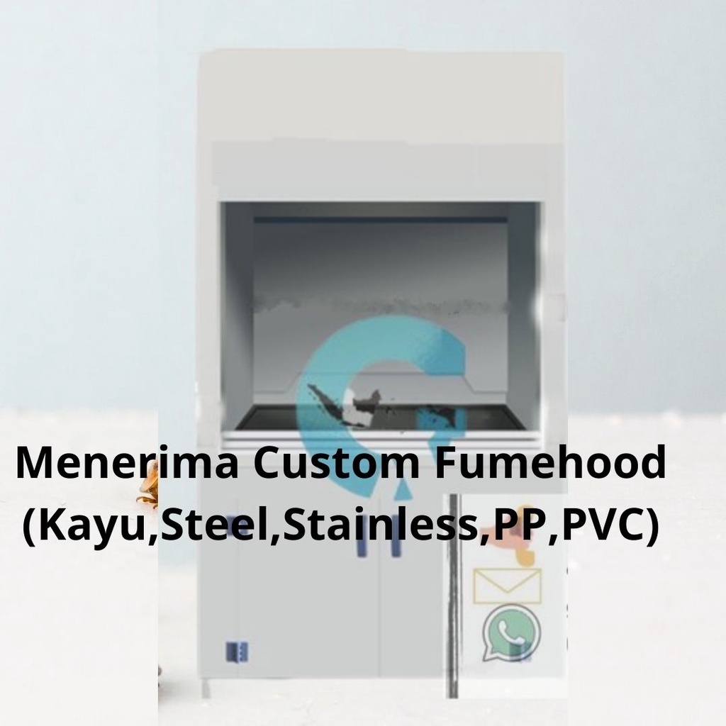 Jual Laboratorium Furniture Lemari Asam PVC 100 Fumehood Lab Bisa ...