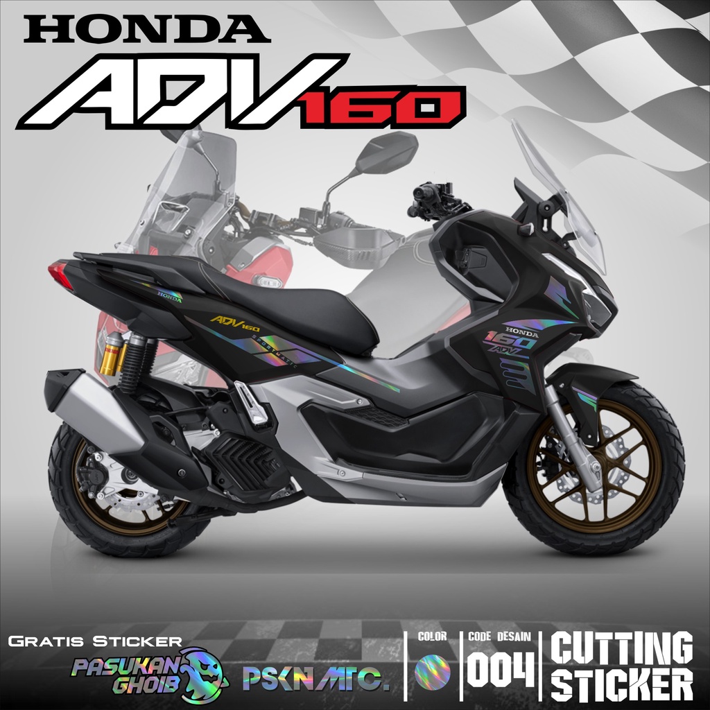 Jual Cutting Sticker ADV 160 - Aksesoris Motor Stiker Honda ADV New ...